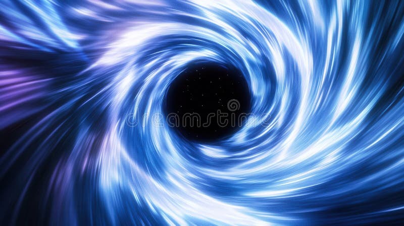 Futuristic Cosmic Swirl in Deep Space Capturing Galactic Motion and ...