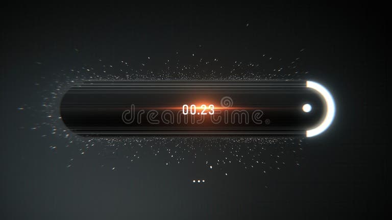 Futuristic Countdown Timer stock photo. Image of dynamic - 394008208