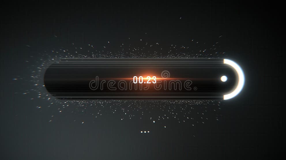 Futuristic Countdown Timer stock photo. Image of dynamic - 394008208