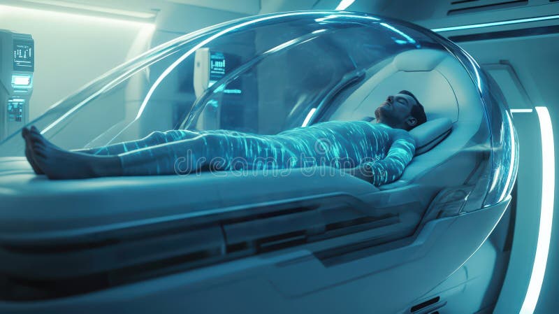 Futuristic Capsule Person Inside Stock Photos - Free & Royalty-Free ...