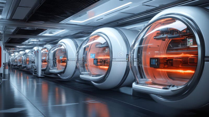Cryosleep Pods Stock Illustrations – 8 Cryosleep Pods Stock ...