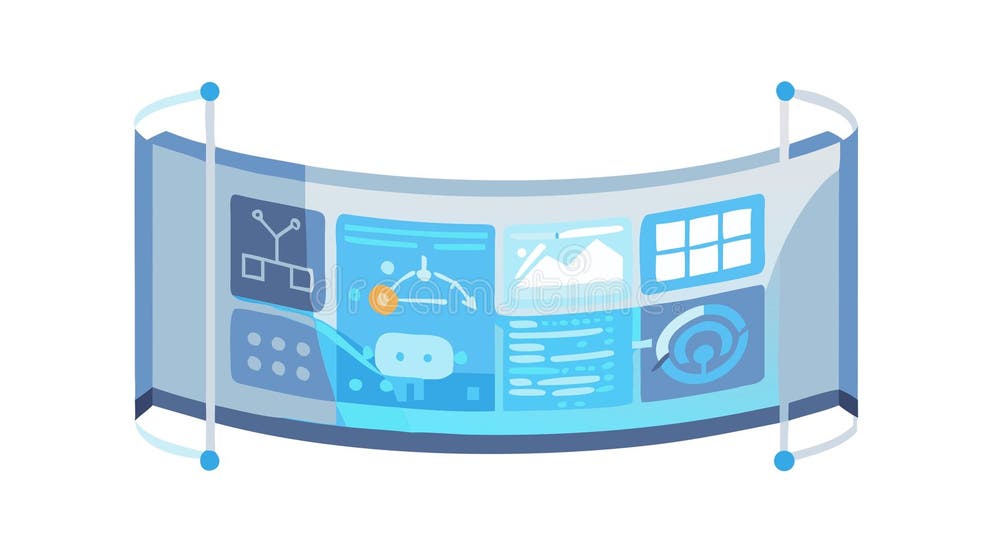 Advanced Information Display Stock Illustrations – 22,960 Advanced ...