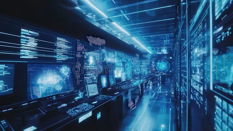 Futuristic Cyber Attack Simulation Unveiled in High-tech Facility ...