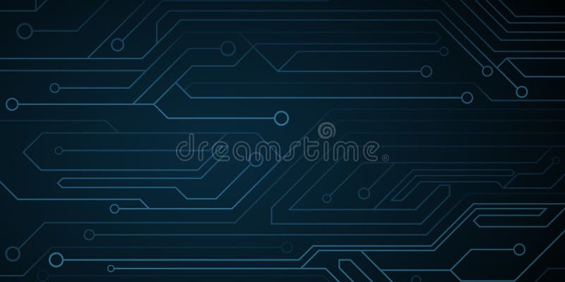 Futuristic Cyber Computer Circuit Background. Circuit Board. Electronic ...
