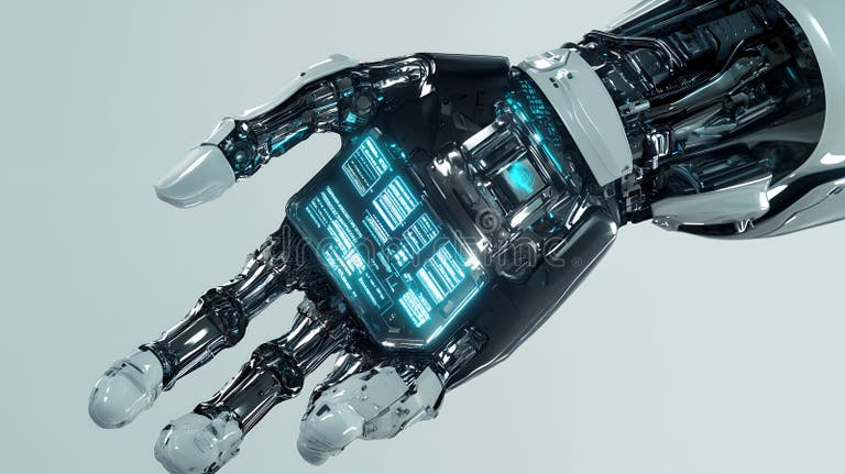 Futuristic Prosthetic Hand Technology Stock Illustrations – 4,824 ...