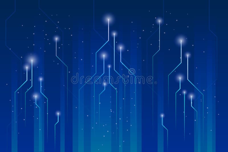 Futuristic Cyber Light Trails Background. Stock Illustration ...