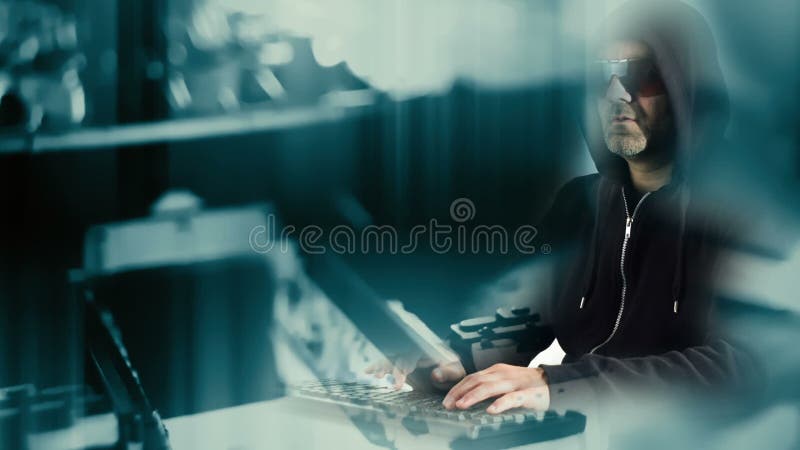 Futuristic Cyber Security Concept Stock Video - Video of cyber, idea ...