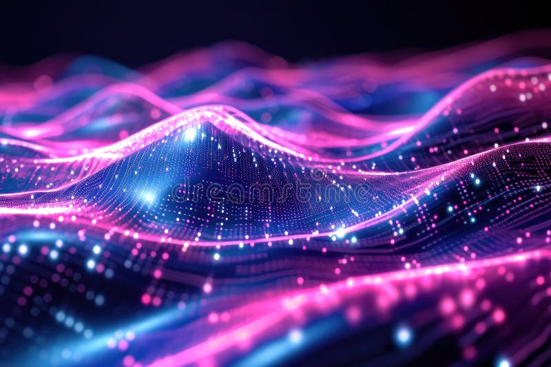 Futuristic Cybernetic Patterns. Generative AI Stock Photo - Image of ...