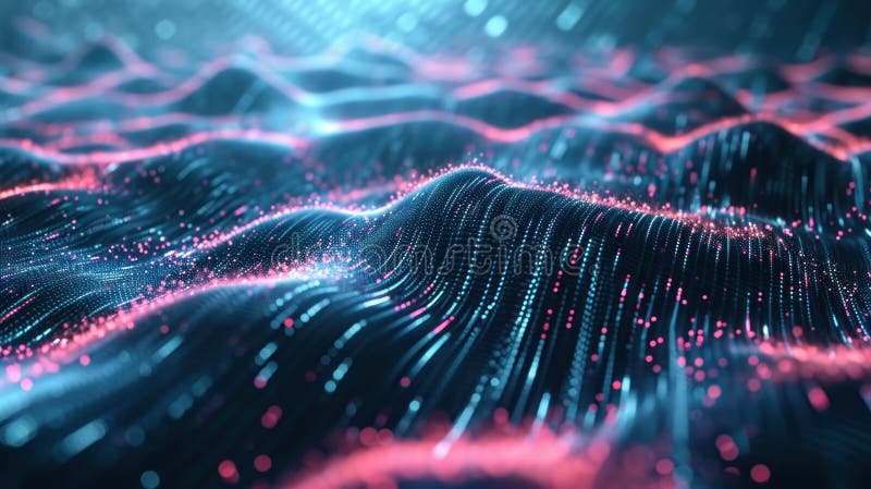 Futuristic Cybernetic Patterns. Generative AI Stock Photo - Image of ...