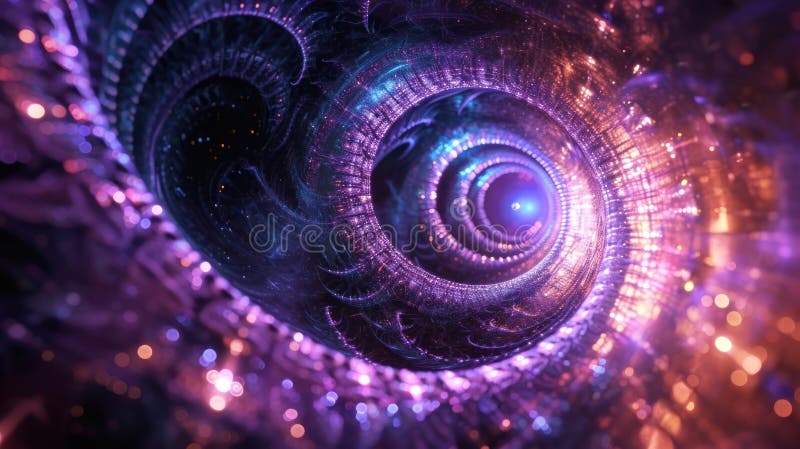 Futuristic Cybernetic Patterns. Generative AI Stock Image - Image of ...