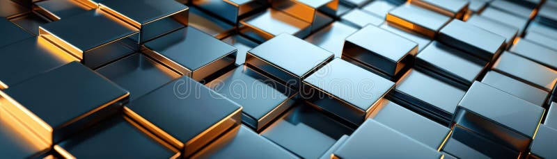 Futuristic Cybernetic Patterns with Metallic Finishes in an Abstract ...