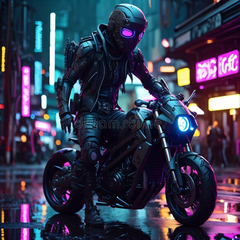 Cyberpunk Assassin Stock Illustrations – 165 Cyberpunk Assassin Stock ...