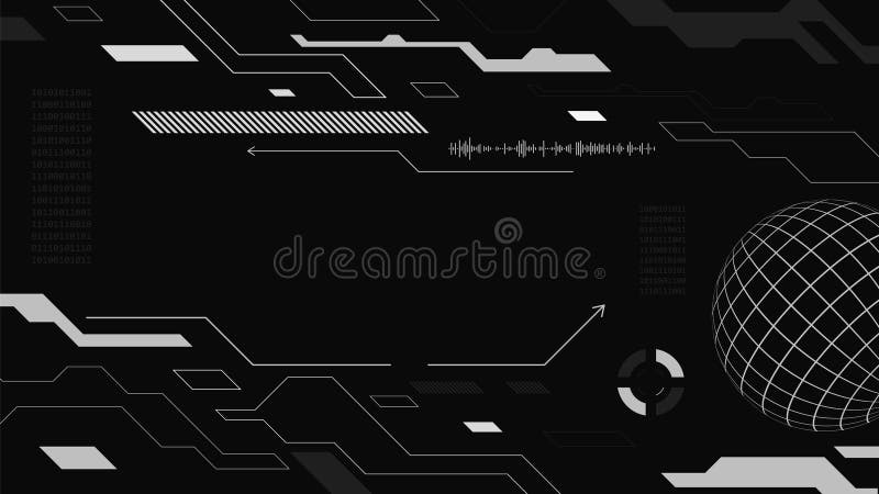 Black Wallpaper Futurist Stock Illustrations – 275 Black Wallpaper ...