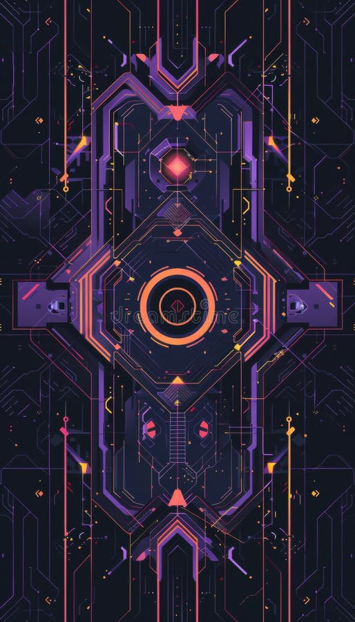 Futuristic Cybersecurity Badge Design Featuring Bold Graphics and ...