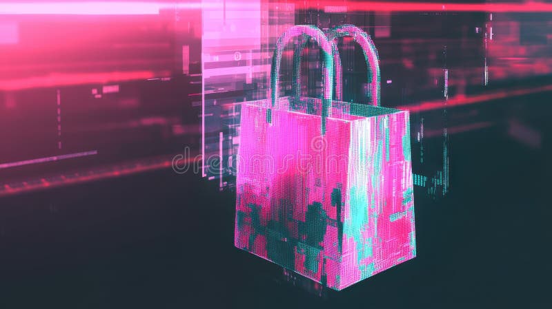 Futuristic Cybersecurity Concept with Glowing Padlock on Digital ... Futuristic Cybersecurity Concept with Glowing Padlock on Digital ...