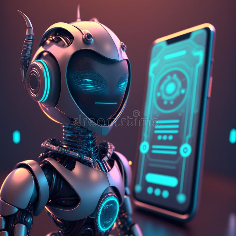 Standing Chatbot Stock Illustrations – 158 Standing Chatbot Stock ...