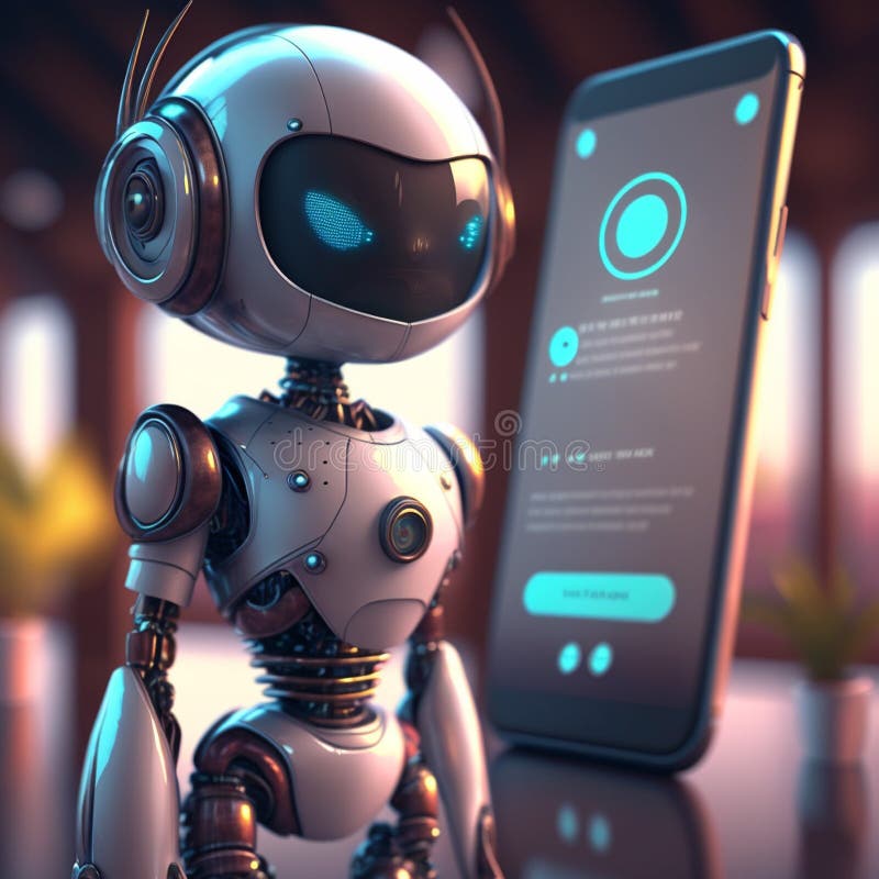 Standing Chatbot Stock Illustrations – 158 Standing Chatbot Stock ...