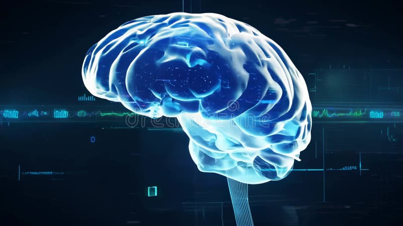 Futuristic Cyborg Probe Explores Advanced Neural Networks in a Virtual ...