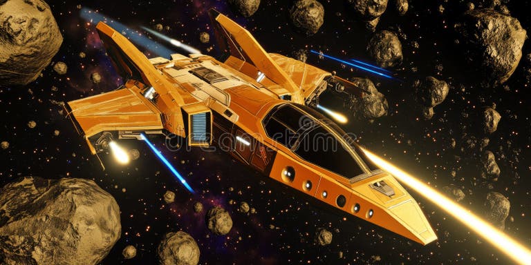 A Futuristic 3D Background of an Advanced Space Exploration Vessel ...