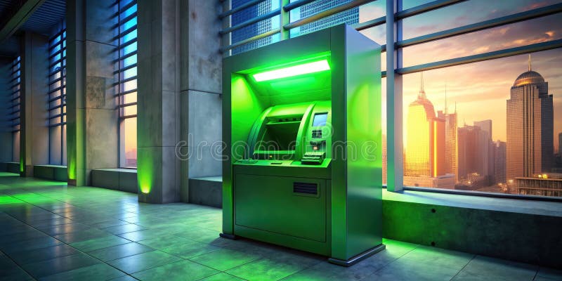 Futuristic 3D Debit Card Animation Urban Exploration Theme Rotating ...