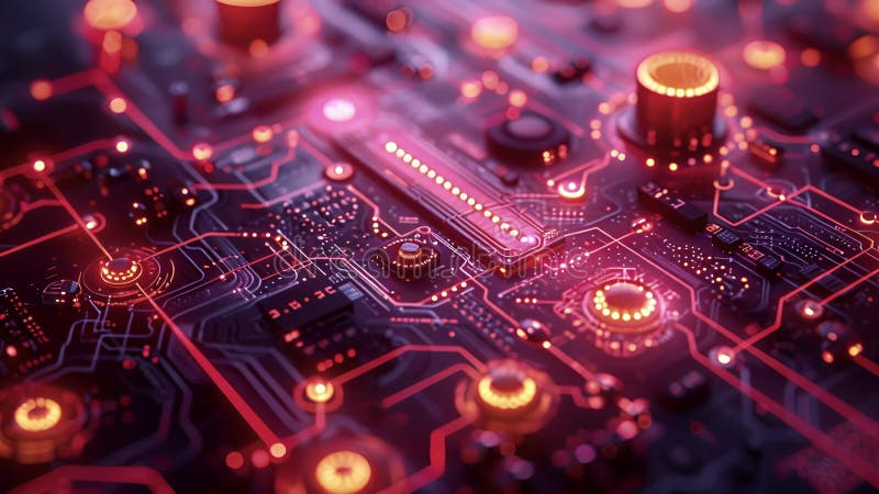 A Futuristic 3D Flowchart Showing the Potential Growth of a Companys ...