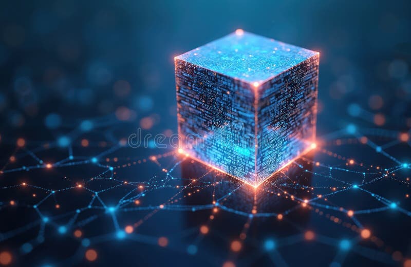 Binary Data Visualization Illustration Stock Illustrations – 9,403 ...