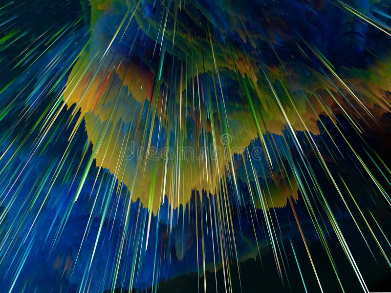 A Futuristic 3D Layer Zoom in Speed Effect with Colorful Background ...