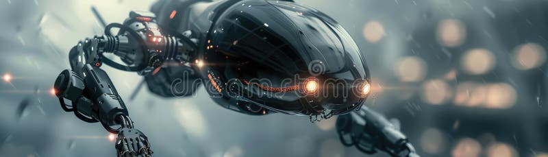 A Futuristic 3D Model of a Flying Robot with Artificial Intelligence ...