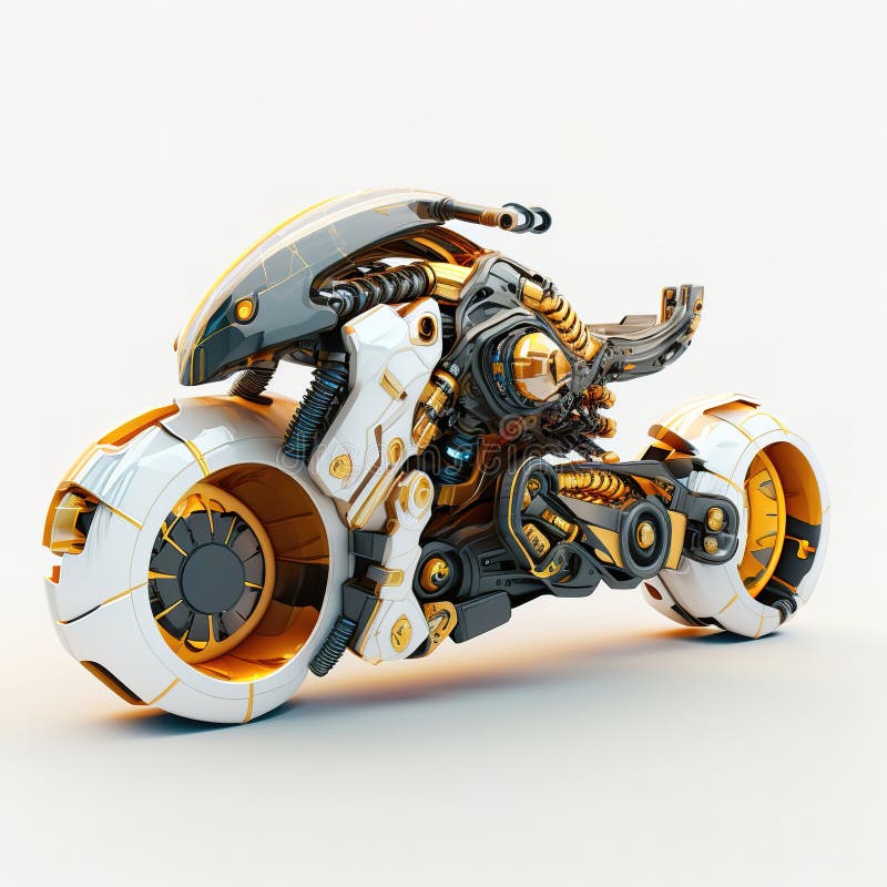 Futuristic 3D Motorcycle: Fusing Impeccable Design Blazes a Trail in ...