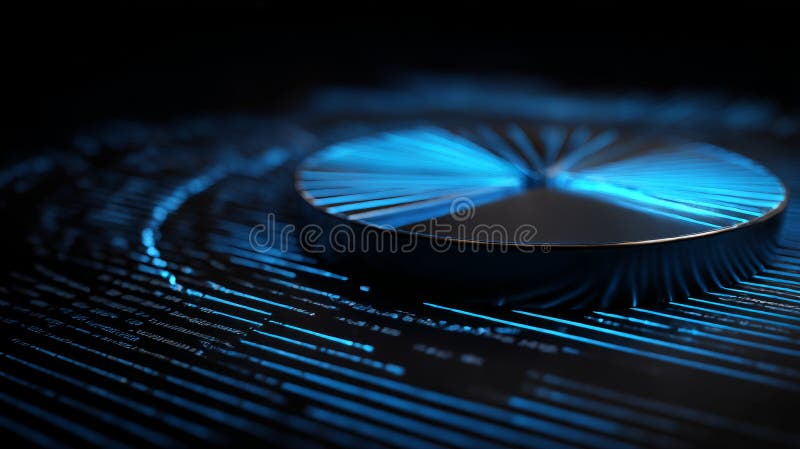 Abstract Pie Chart Data Visualization Dark Background Digital Design Stock Photos - Free ...