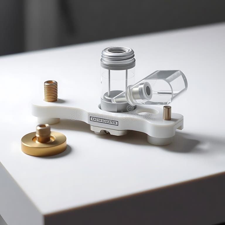 A Futuristic 3D Printed Fastening Tool with Metallic and Transparent ...