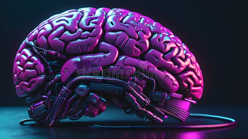 Purple Brain Stock Illustrations – 7,428 Purple Brain Stock ...