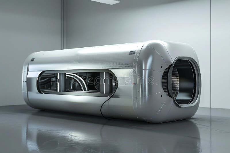A Futuristic 3D Render of a Highefficiency Ventilation Unit with ...