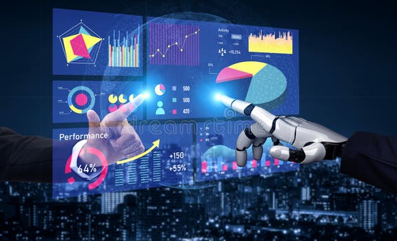 Futuristic Data Analysis with Robot Hand Interacting with Visual Graphs ...