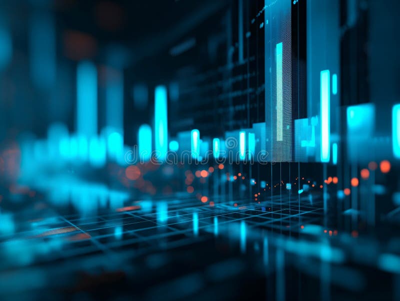 Futuristic Data Analytics Dashboard Stock Image - Image of analytics ...