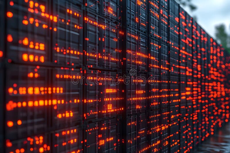 Advanced Data Center Technology with LED Display Wall for Digital ...