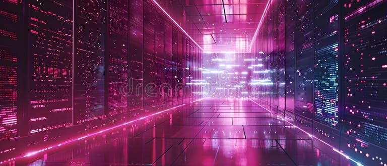 Futuristic Data Haven: Securing the Digital Pulse. Concept Tech Trends, Data Security, Future ...