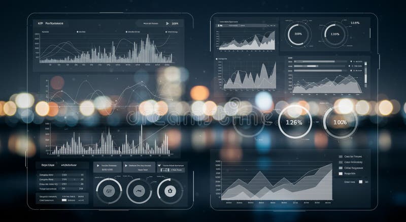 Pie Charts and Bar Charts are Statistical Charts Used To Calculate Business Information Stock ...