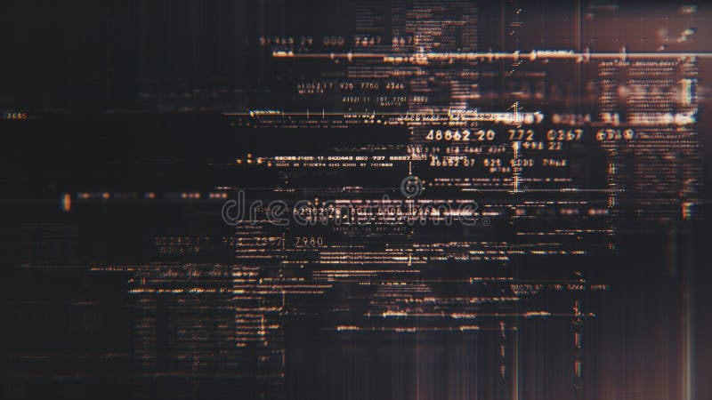 Futuristic Matrix Data Simulation Hud Background Stock Image Image Of Graphical Simulation