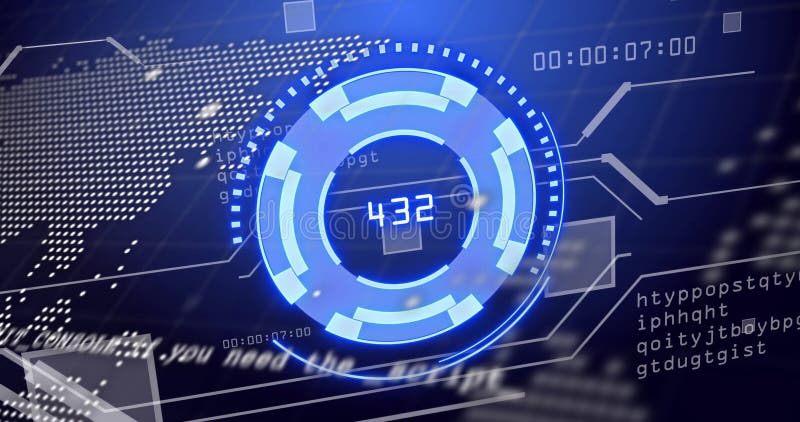 Futuristic Data Visualization on Tablet Stock Photo - Image of suit ...