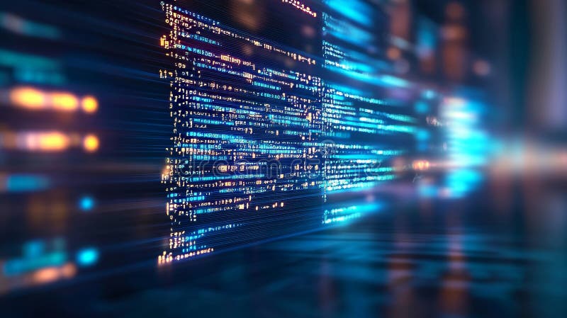 Futuristic Data Stream Visualization with Coding Concepts Coming To ...