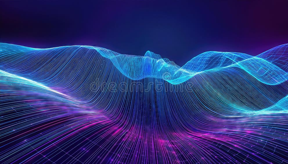 Futuristic Data Visualization Cybernetic Interconnectivity Unveiled in ...