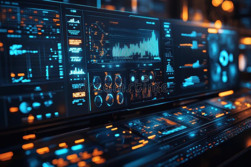 Futuristic Data Visualization Dashboard Insights through Innovative Digital Interfaces Stock ...