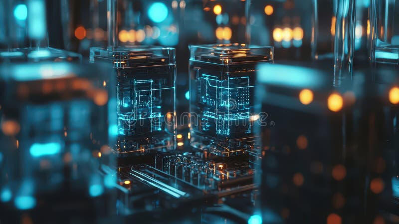 Futuristic Data Visualization Tech Laboratory Digital Art Interactive ...