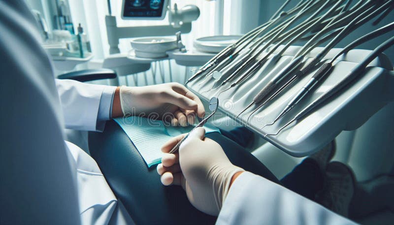 Futuristic Dental Clinic – High-Tech Dentistry and Innovation Stock ...