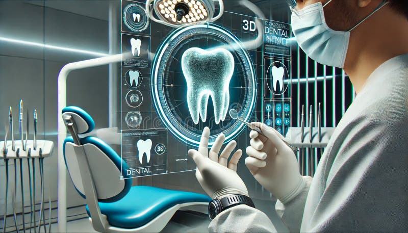 Futuristic Dental Clinic – High-Tech Dentistry and Innovation Stock ...