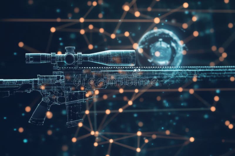 Digital Representation of a Sniper Rifle with Advanced Optics and ...