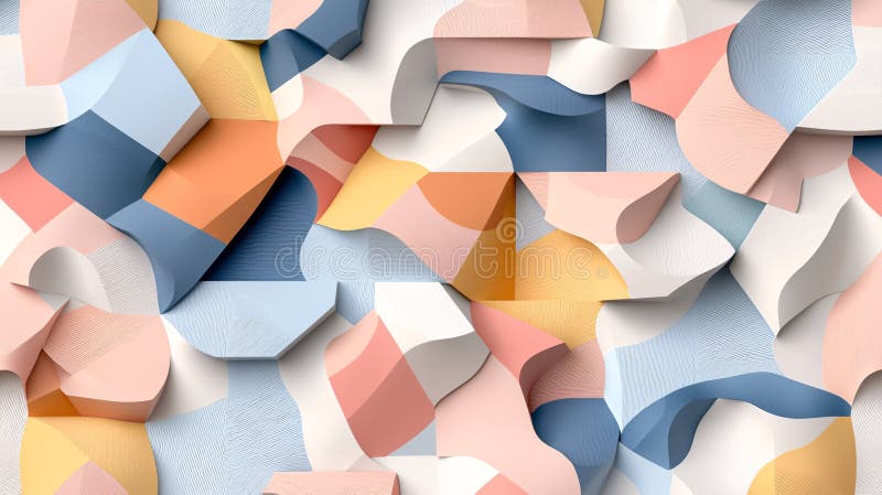 Futuristic Design with Colorful Tessellations and Intricate Geometric ...