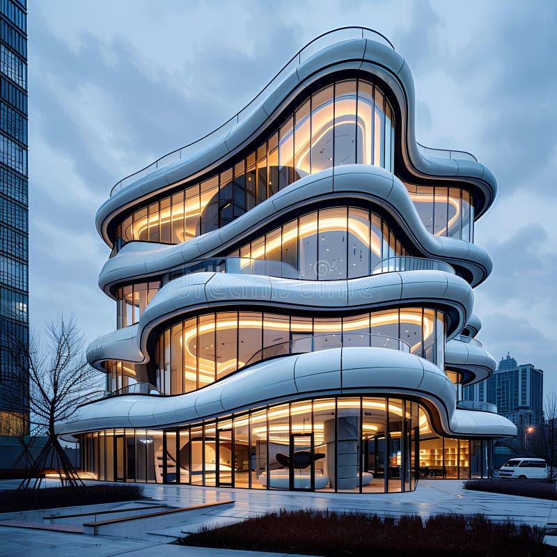 Futuristic Design Corner, Innovative Architectural Concepts, Cutting ...