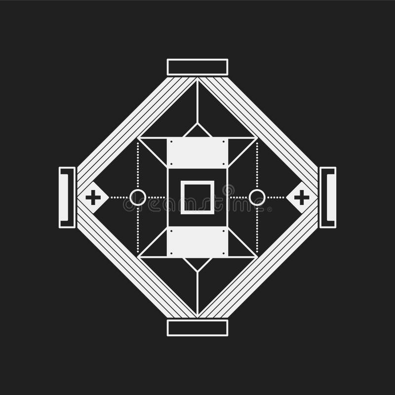 Futuristic design element stock vector. Illustration of square - 86100738